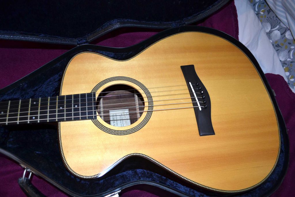 Stefan Sobell Guitars » Adam Bell’s Brazilian rosewood Model 1a